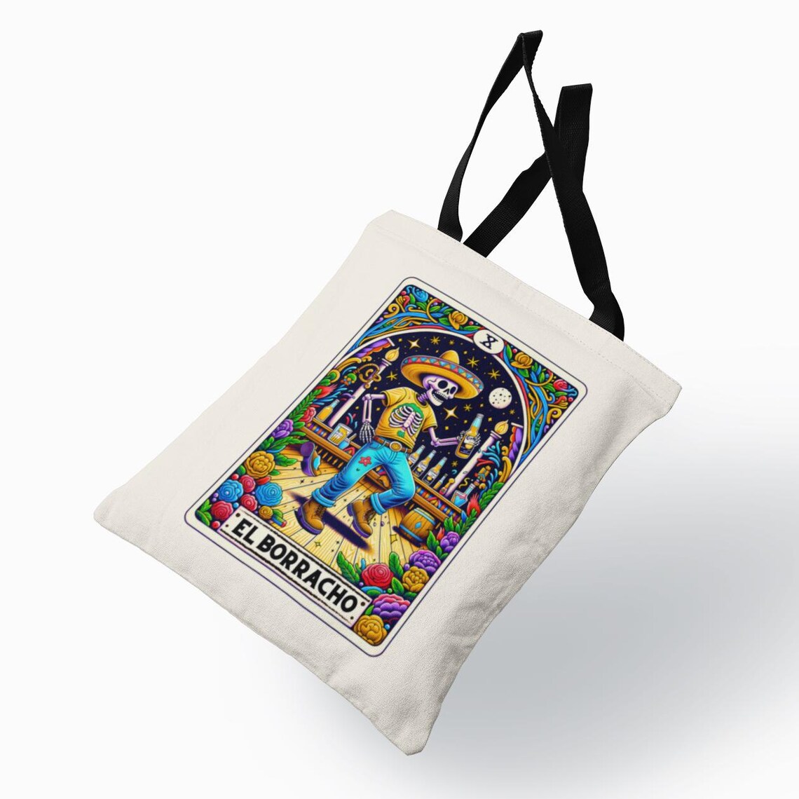 El Borracho Tarot Card PNG, Funny Mexican Chingón Sublimation Design ...