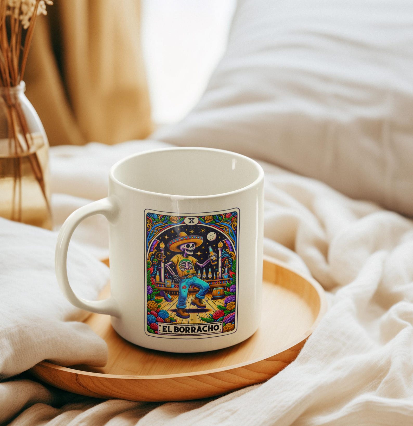 El Borracho Tarot Card PNG, Funny Mexican Chingón Sublimation Design ...