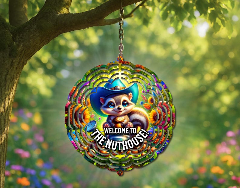 Welcome to the Nuthouse Wind Spinner PNG, Funny Wind Spinner ...