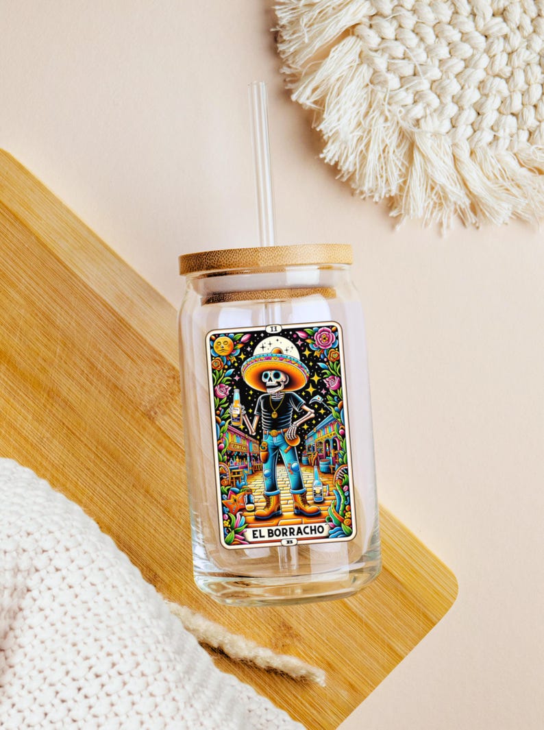 El Borracho Tarot Card PNG, Funny Mexican Chingón Sublimation Design ...