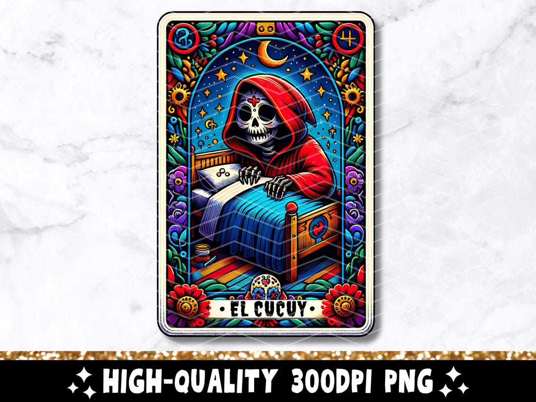 El Cucuy Tarot Card PNG, Funny Mexican Sublimation Design, Spanish ...