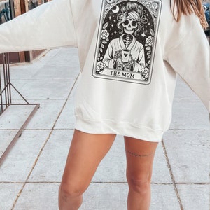 The Mom Tarot Card SVG PNG, Woman Skeleton Mother Sublimation Design ...