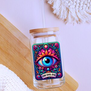 The Evil Eye Tarot Card PNG Sublimation Design, Witchy Vibes Celestial ...