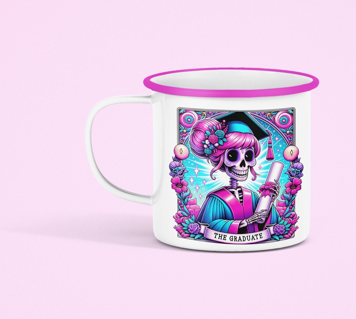 The Graduate Tarot Card PNG, Graduating Skeleton Sublimation Design ...