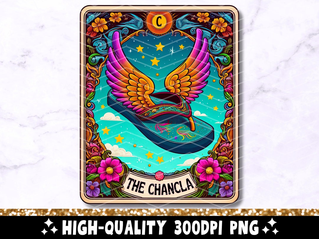 The Chancla Tarot Card PNG, Funny Mexican Sublimation Design, Spanish ...