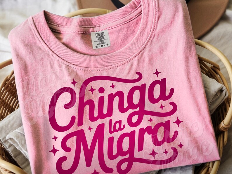 Chinga La Migra PNG SVG, Anti-ice Activism Spanish T-shirt Sublimation ...