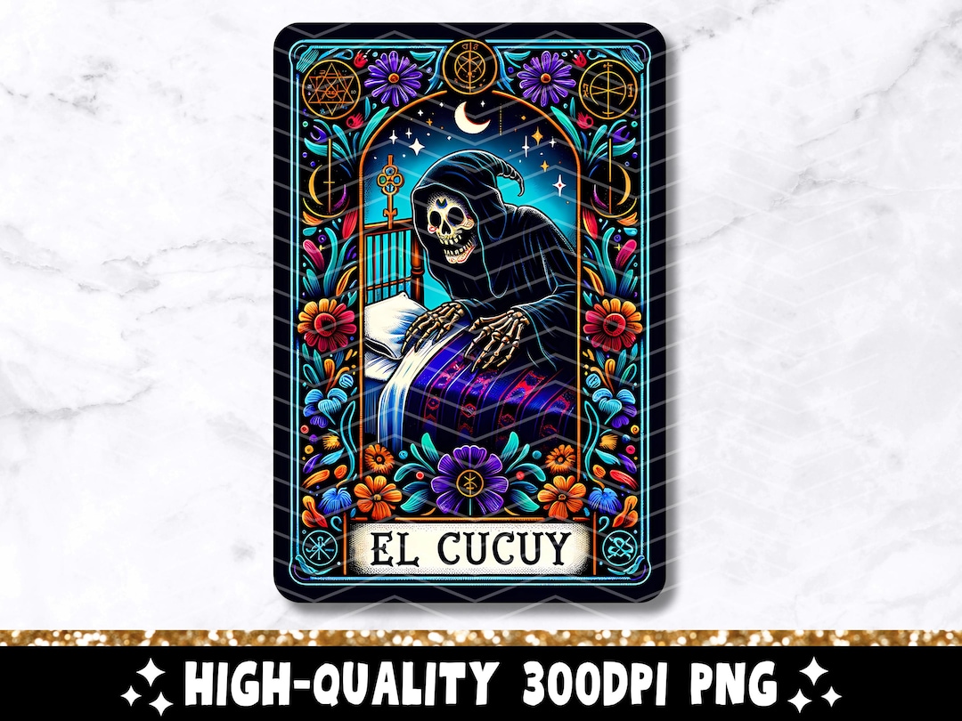 El Cucuy Tarot Card PNG, Funny Mexican Sublimation Design, Spanish ...