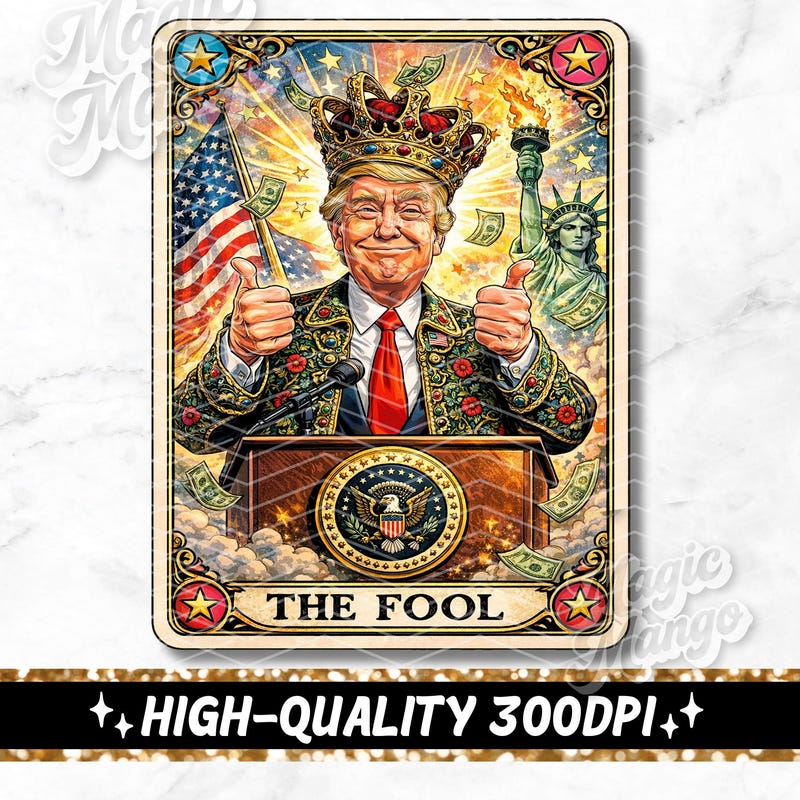 Donald Trump Tarot Cards - Etsy