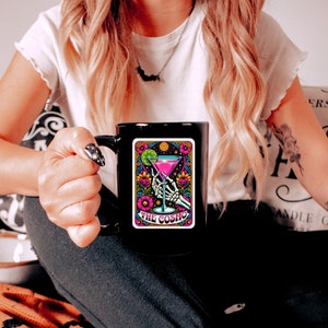 The Cosmo Tarot Card PNG, Skeleton Sublimation Design, Witchy ...