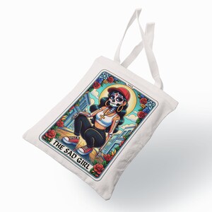 The Sad Girl Tarot Card PNG, Funny Mexican Sublimation Design, Chicana ...