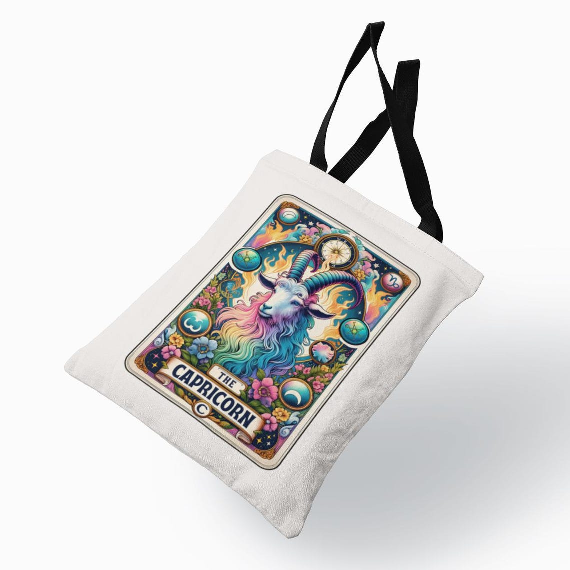The Capricorn Tarot Card PNG, Zodiac Sublimation Design, Witchy ...