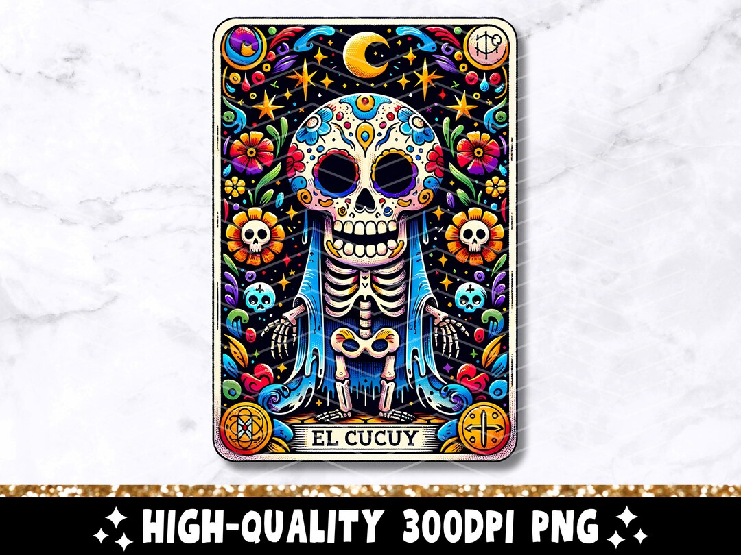 El Cucuy Tarot Card PNG, Funny Mexican Sublimation Design, Spanish ...