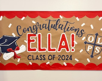 Personalized Hand Painted Banner Sign for Birthday, Baby Shower ...