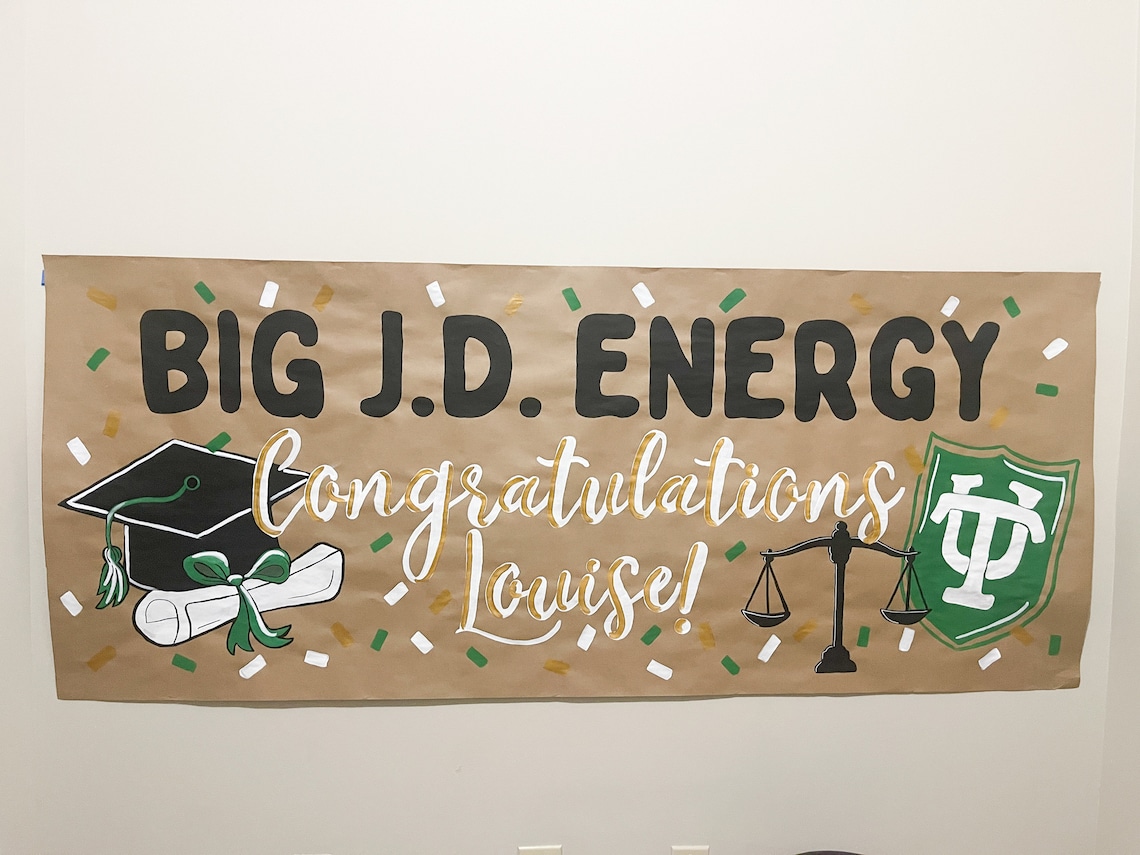 Personalized Hand Painted Banner Sign for GRADUATION PARTIES - Etsy
