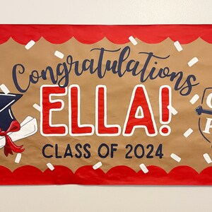 Personalized Hand Painted Banner Sign for Birthday, Baby Shower ...