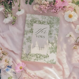 Customizable Vow Books for Wedding Unique His and Her Vow Books ...
