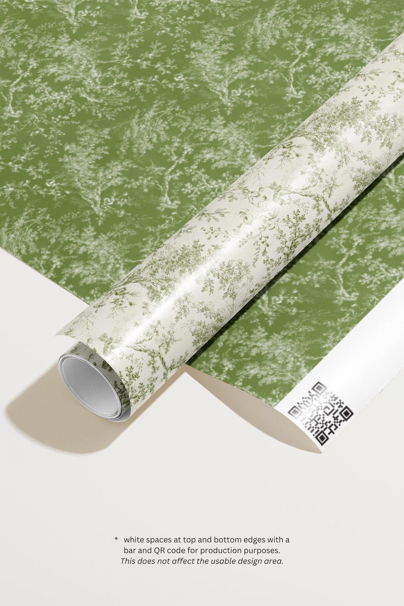 Floral Wrapping Paper French Toile Gift Wrap for Wedding Baby Shower ...