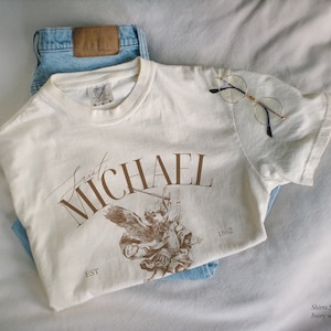 St Michael the Archangel Catholic Saint Shirt for Mens Catholic Gifts ...