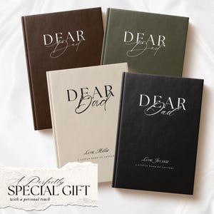 Dear Dad Custom Notebook Gift, Personalized Gift for Dad, Letters to My ...