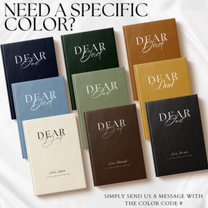 Dear Dad Custom Notebook Gift, Personalized Gift for Dad, Letters to My ...