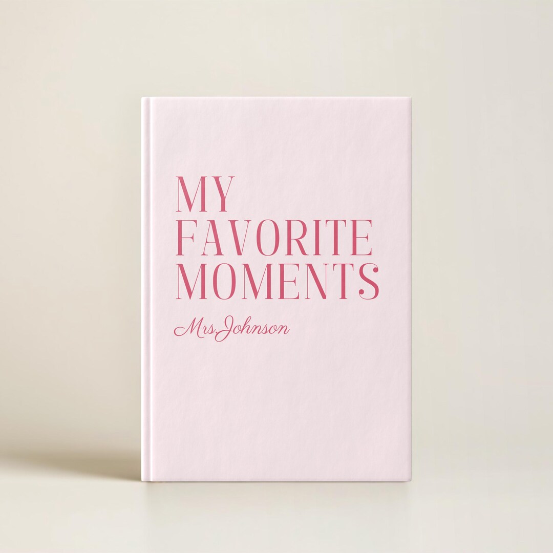 My Favorite Moments Custom Journal Math Teacher Gifts Teacher ...