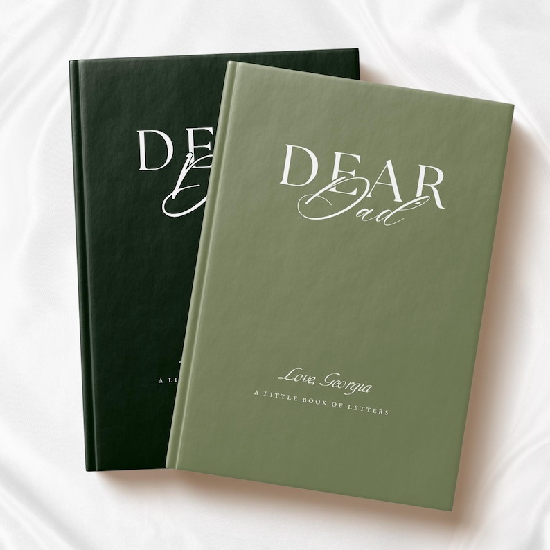 Dear Dad Custom Notebook Gift, Personalized Gift for Dad, Letters to My ...