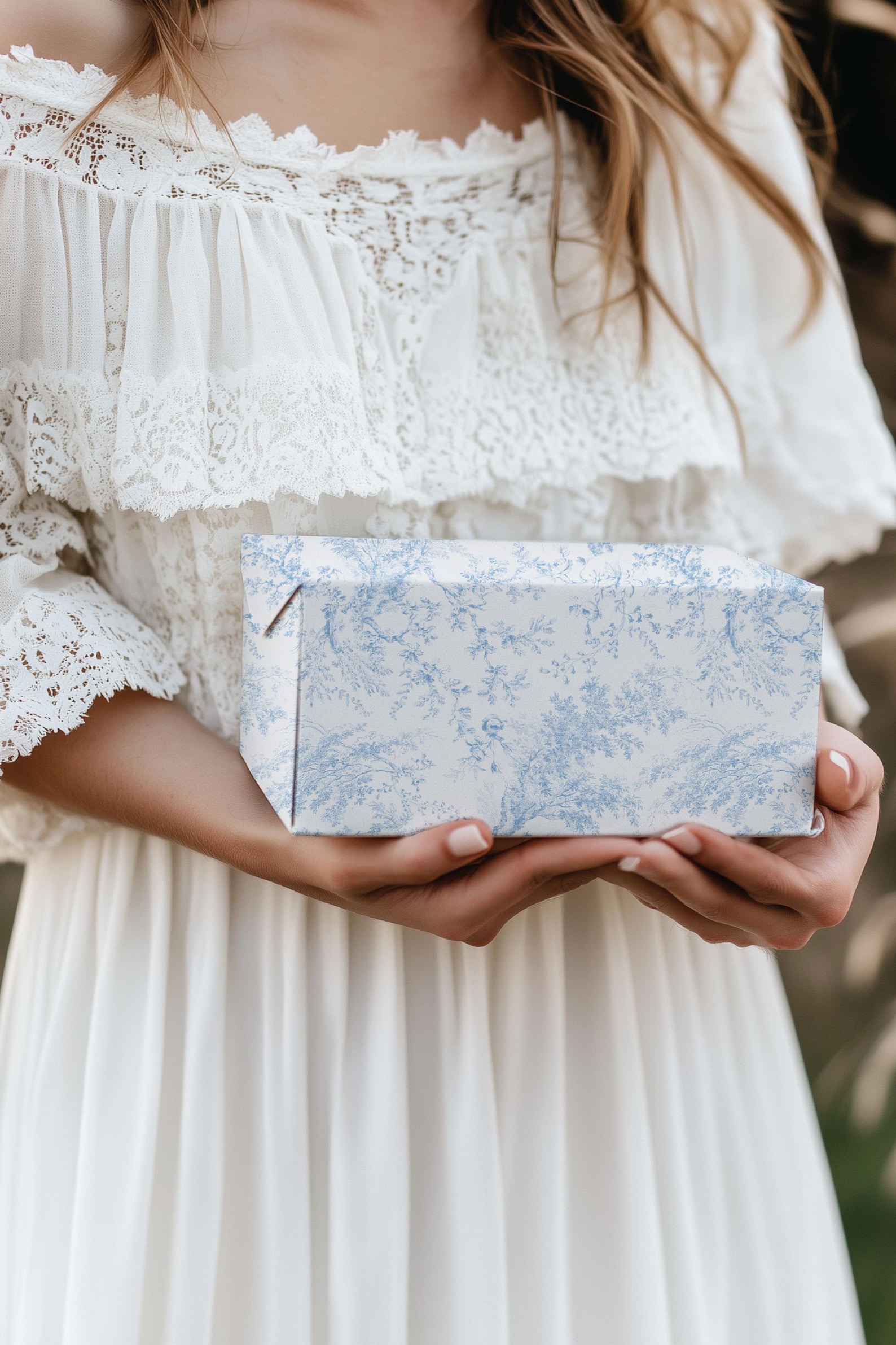 French Toile Gift Wrapping Paper – Elegant Vintage Gift Wrap for ...