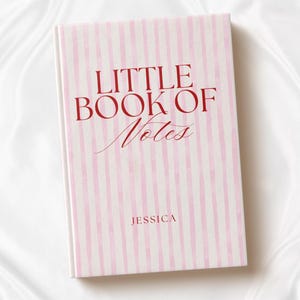 Personalized Notebook Little Book of Notes Custom Name Journal Girly ...