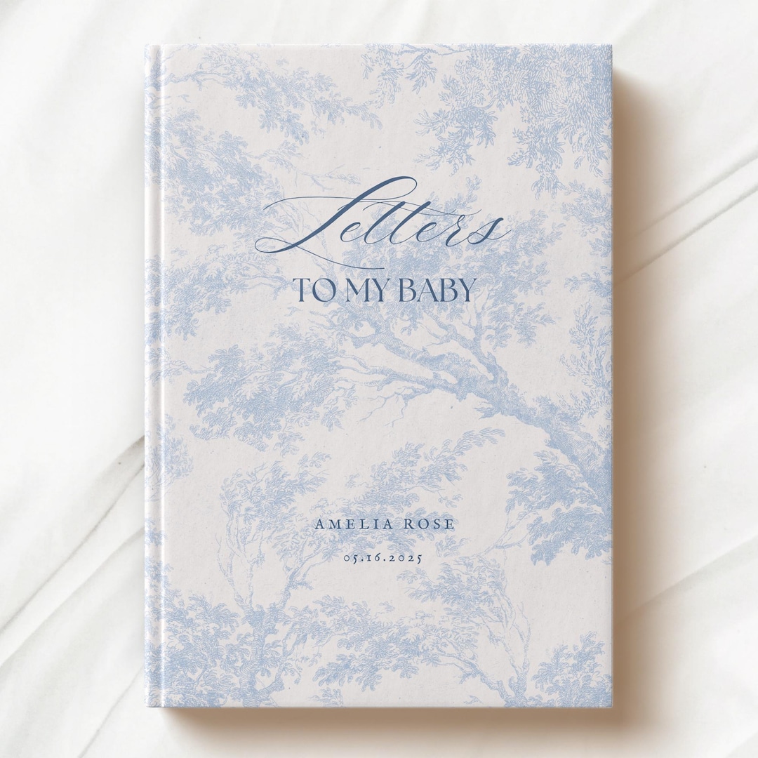 Letters to My Baby Journal Personalized Baby Shower Memory Journal ...