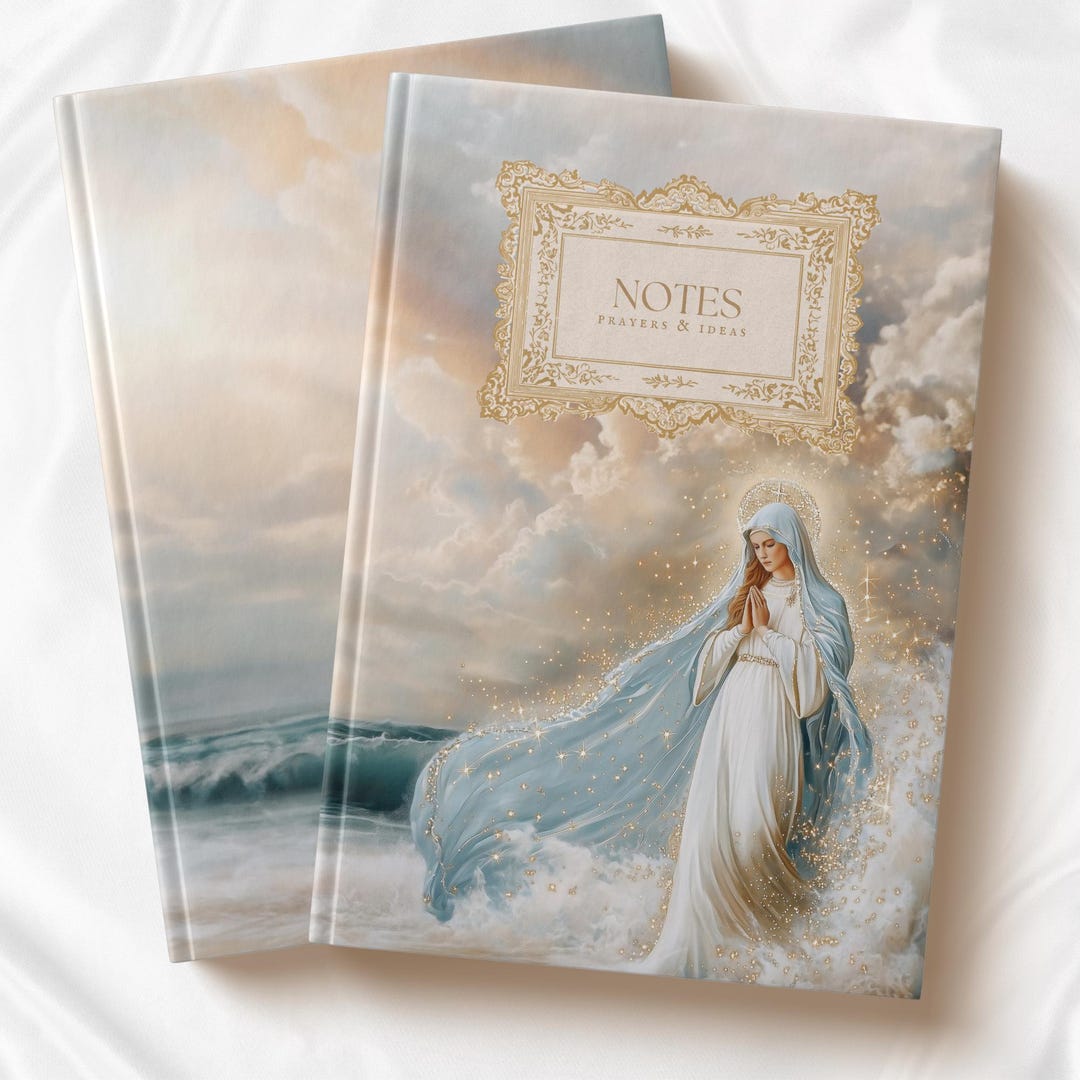 Star of the Sea Personalized Catholic Journal, Virgin Mary Gift, First ...