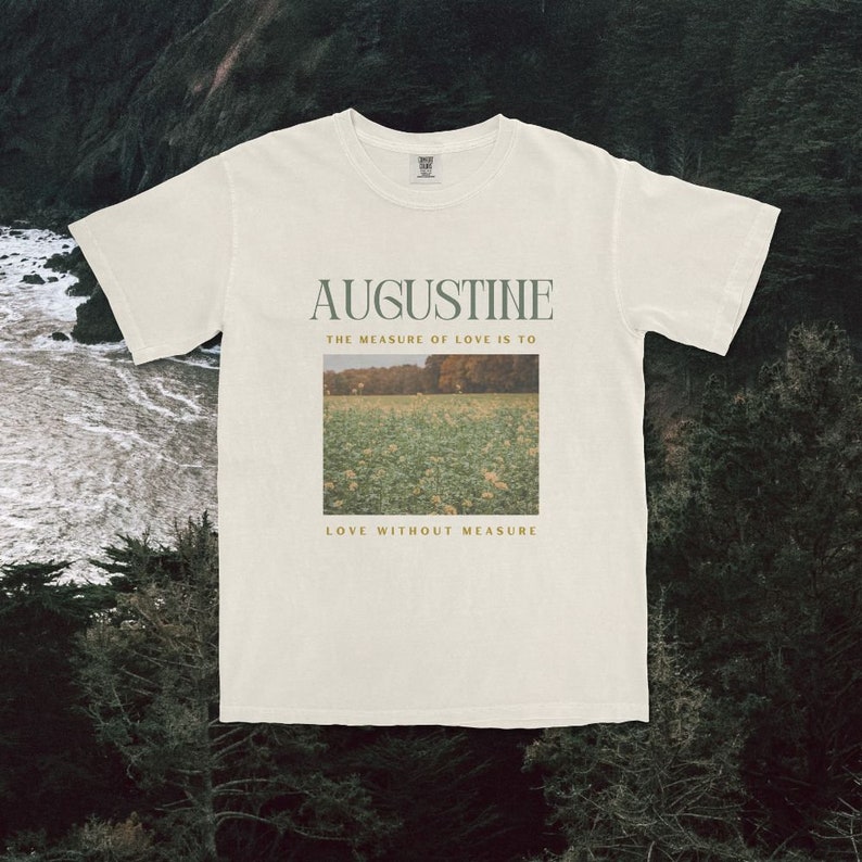 St. Augustine T-shirt | Saint Shirt | 100% Cotton | Catholic Gifts ...