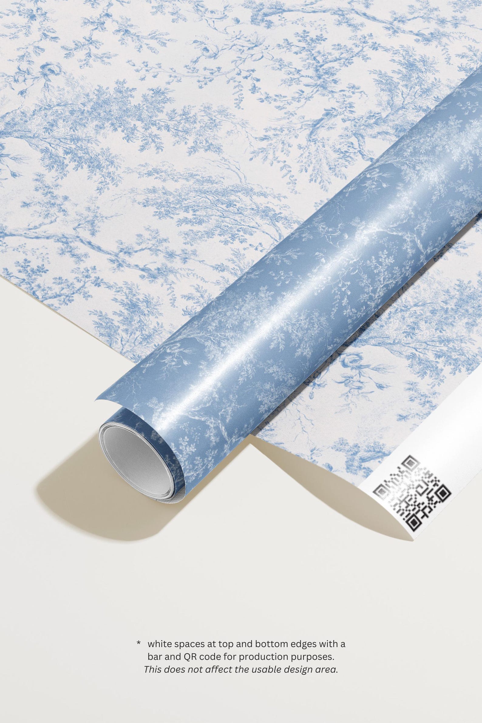 French Toile Gift Wrapping Paper – Elegant Vintage Gift Wrap for ...