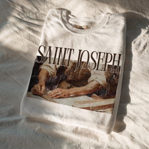 Saint Joseph Saint Shirt Catholic Shirt Godfather Gift Traditional ...