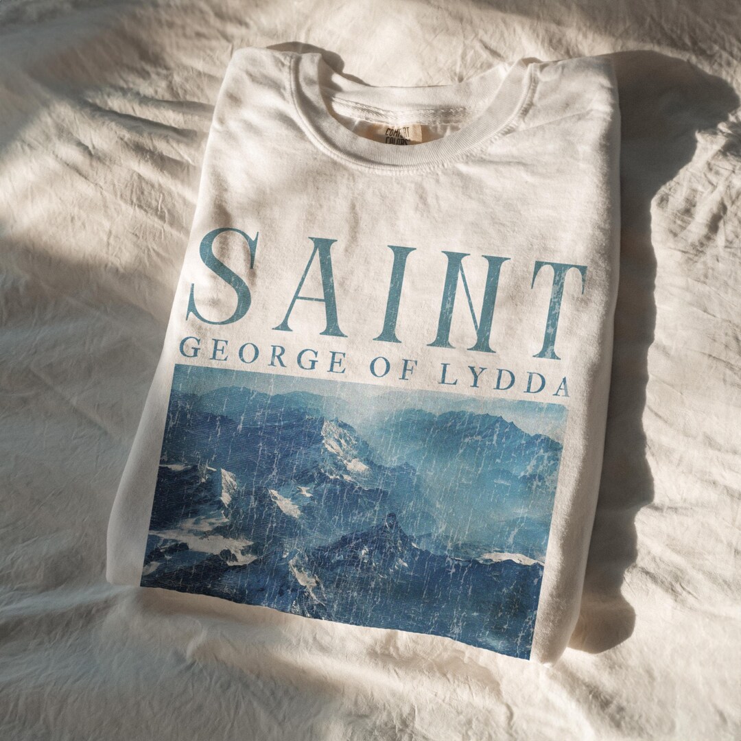 St George of Lydda Dragon Slayer Tshirt Catholic Shirt Gift for ...