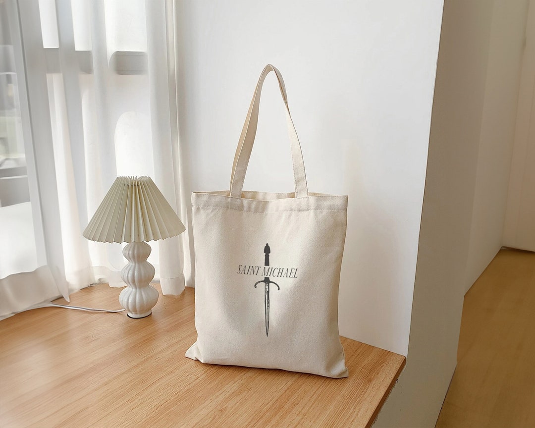 St Michael the Archangel Canvas Tote Bag Catholic Gift Confirmation ...