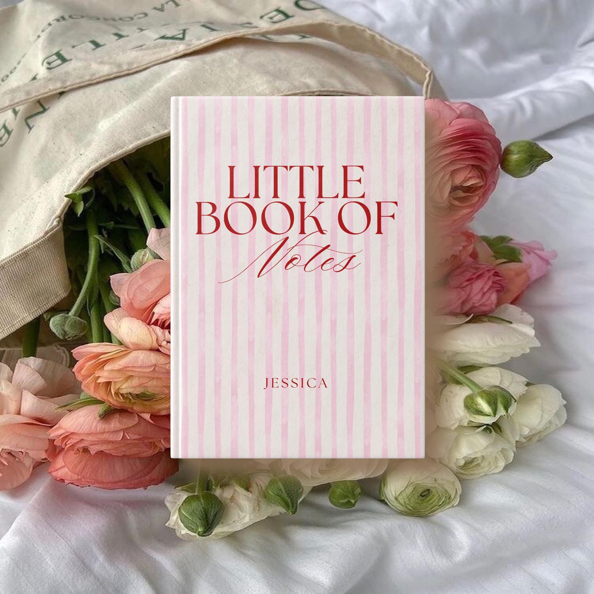 Personalized Notebook Little Book of Notes Custom Name Journal Girly ...