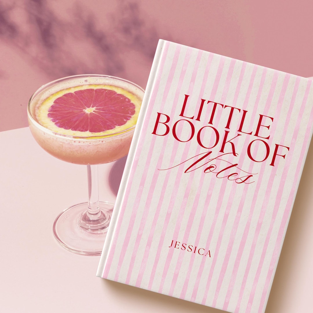 Personalized Notebook Little Book of Notes Custom Name Journal Girly ...