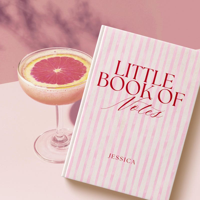 Aesthetic Pink Notebook - Etsy