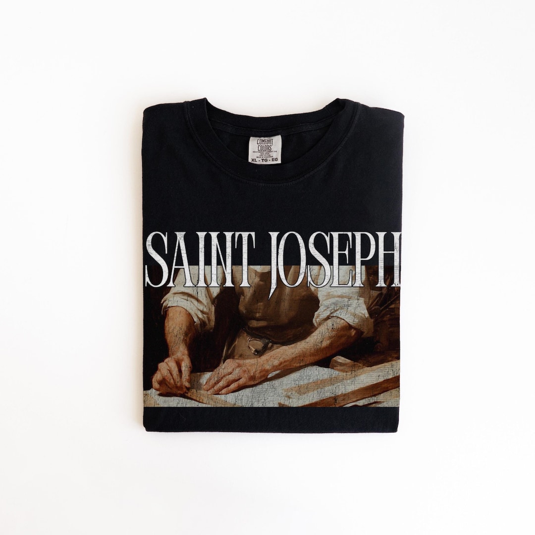 St Joseph Saint Shirt Catholic Shirt Godfather Gift Traditional ...