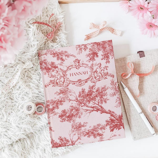 Aesthetic Pink Notebook - Etsy