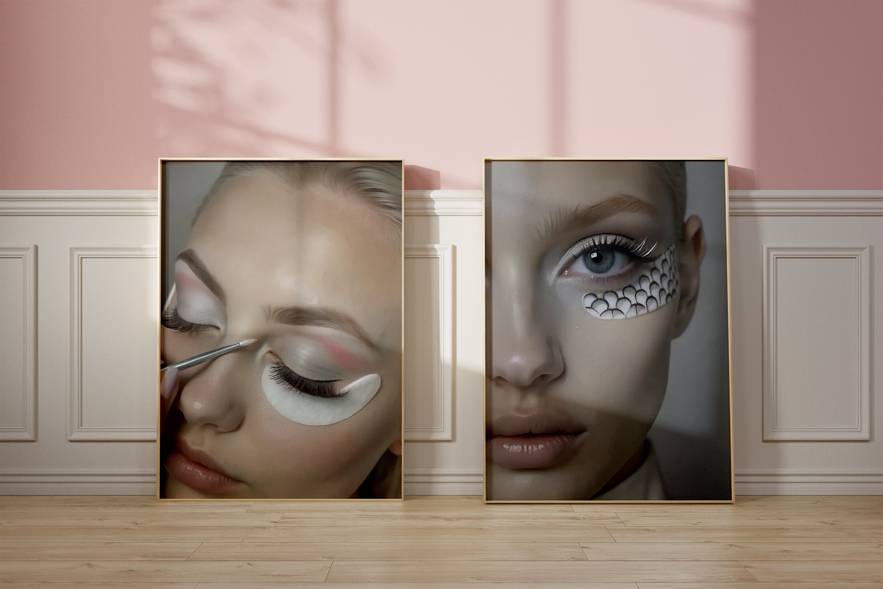 Lash Tech Prints, Esthetician Beauty Salon Wall Art, Minimalist Lashes ...