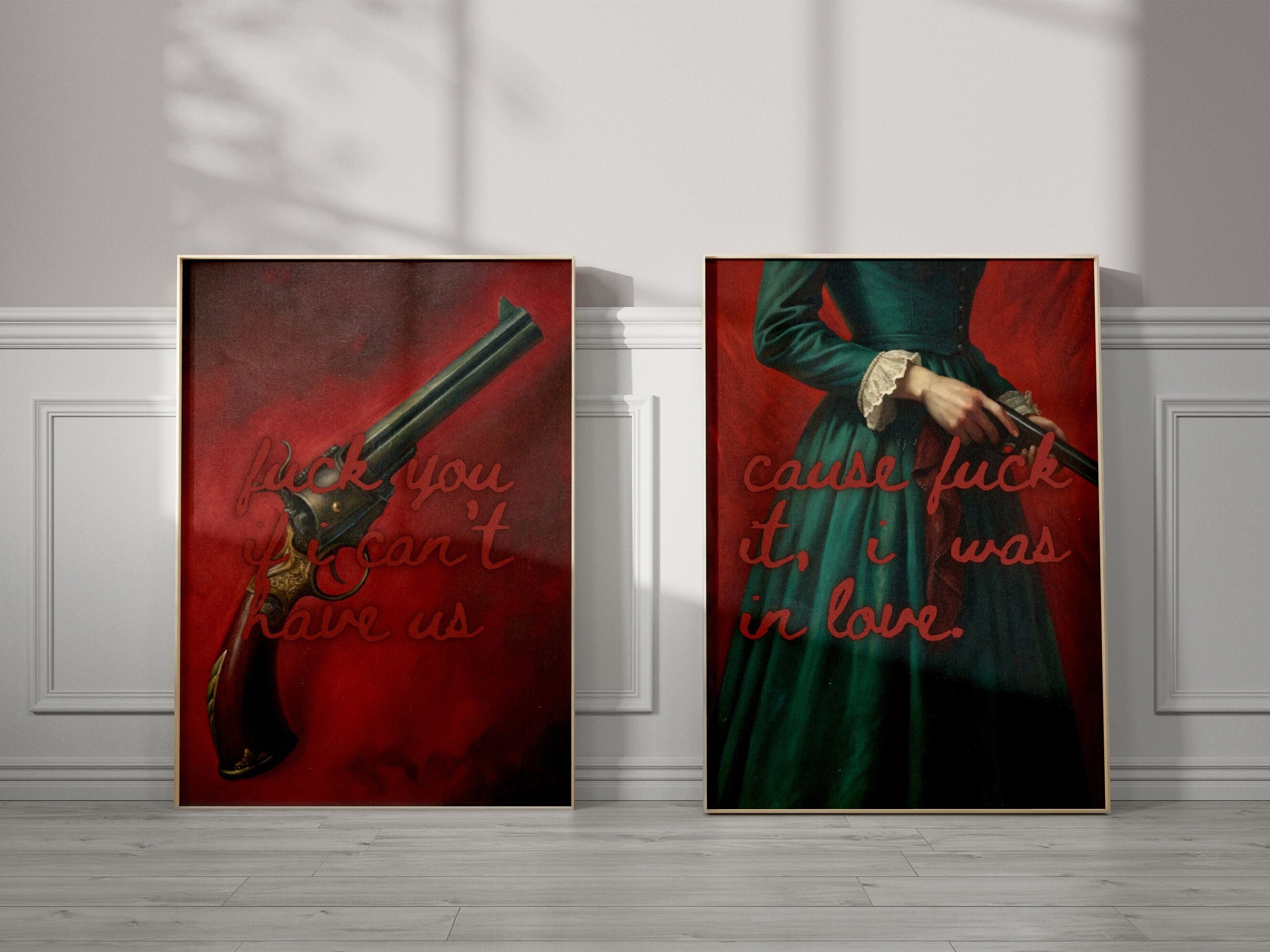Down Bad Art Print, Down Bad Lyrics Poster, Red Taylor Wall Art ...