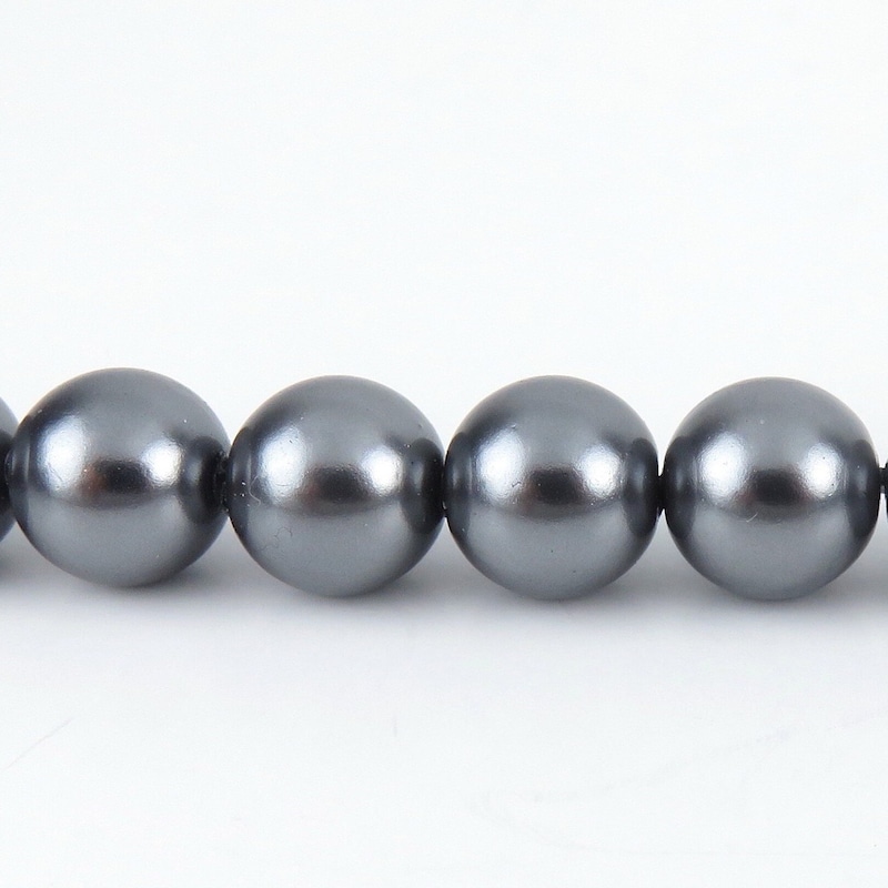 Gray Pearl Necklace - Etsy