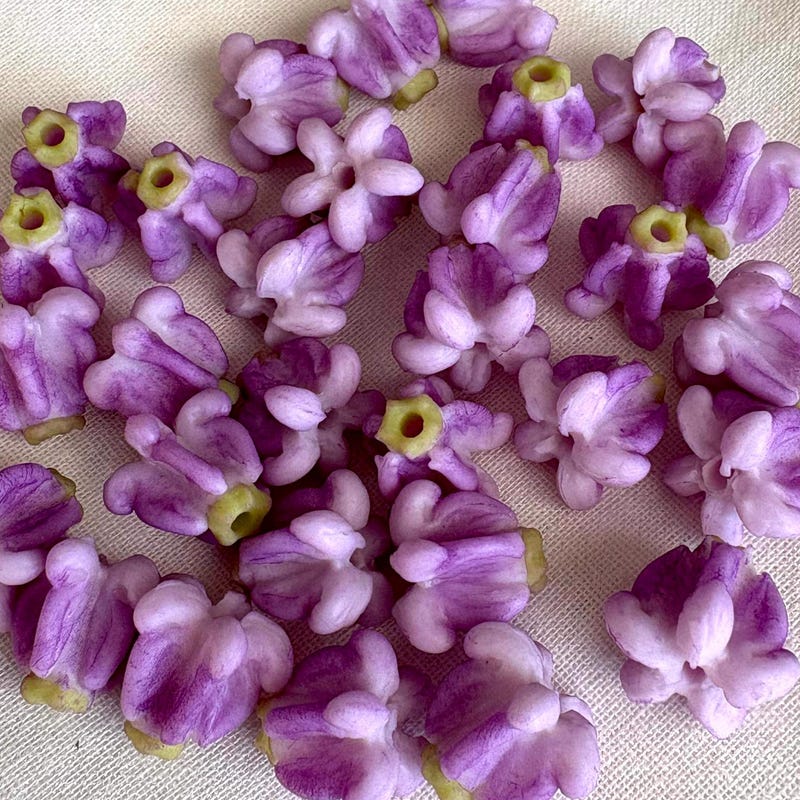 Purple Flower Car Charm - Etsy