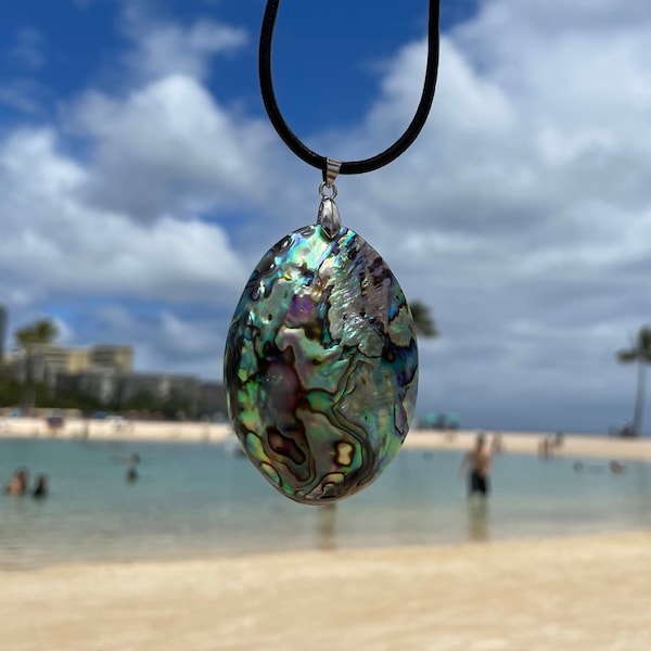 Abalone Necklace - Etsy