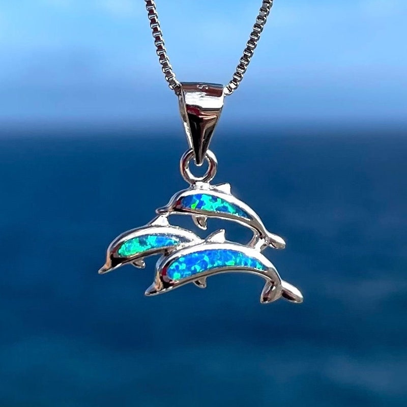 Dolphin Necklace - Etsy