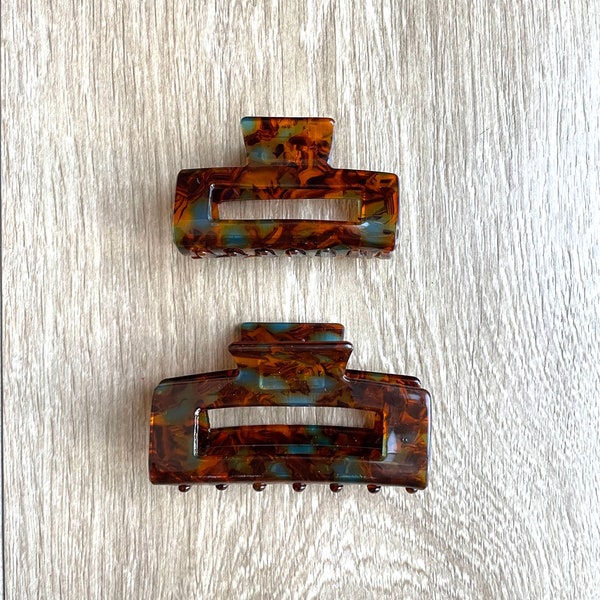 Tortoise Hair Clip - Etsy