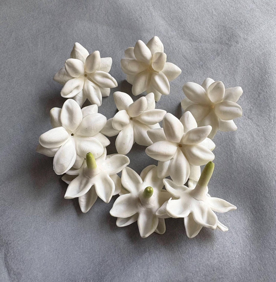 Blooming Pikake Flowers, White Flowers, Handcrafted Flowers for Lei ...