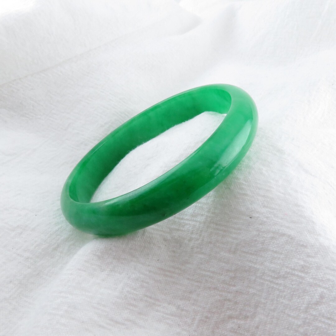 Emerald Green Jade Bangle, Grade AAA Premium Jade Bangle, Heirloom ...