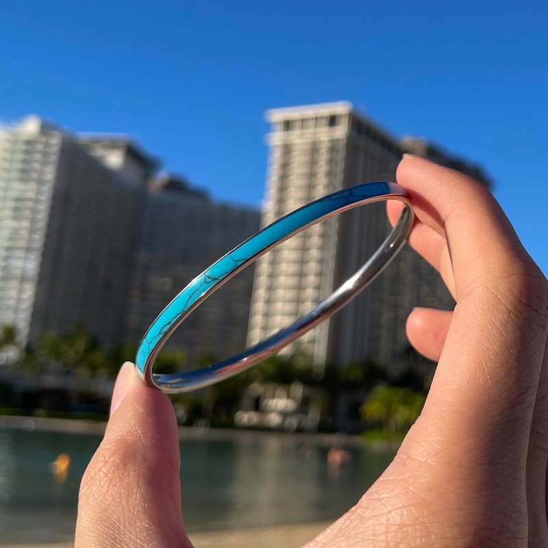 Turquoise Bangle Kids - Etsy